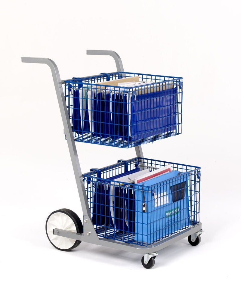 Light Duty Mail Trolley | Trolley with Baskets